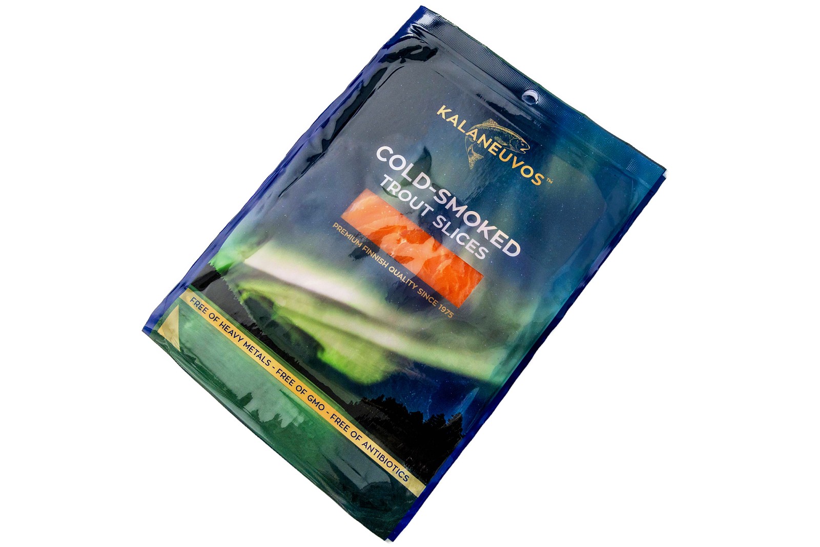 Foreles filejas šķēlēs, auksti kūpināta, saldēta, 150 g - Zivis ...